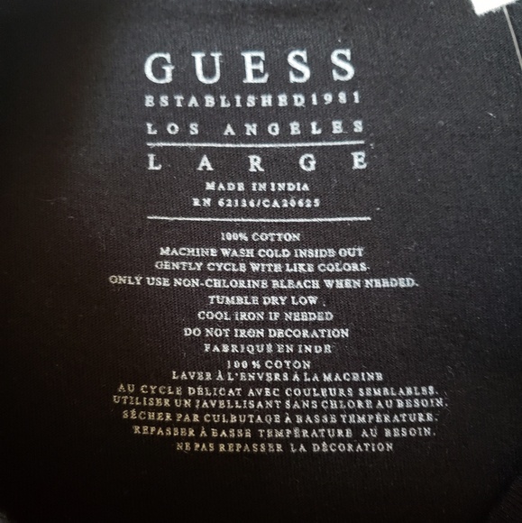 Guess | Shirts | Guess Embroidered Logo Tee Shirt | Poshmark